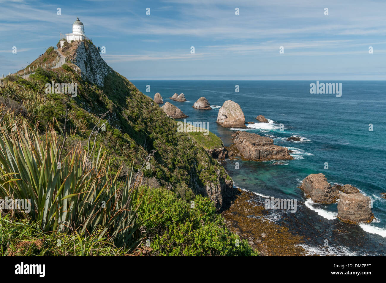 Nugget Point Lighthouse, Catlins Coast, South Otago, South Island, New ...
