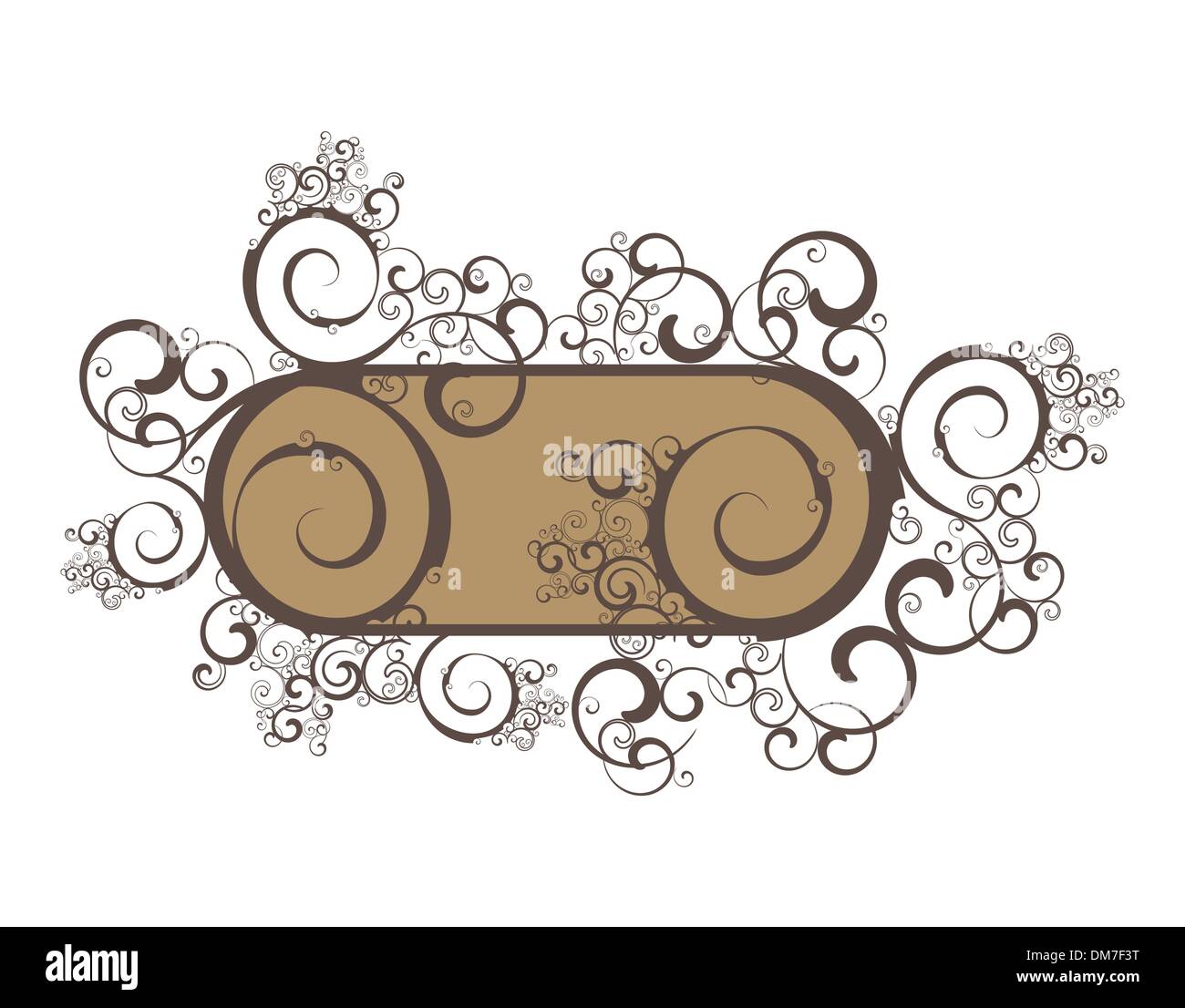 Brown fractal texture on Stock Vector Images - Alamy