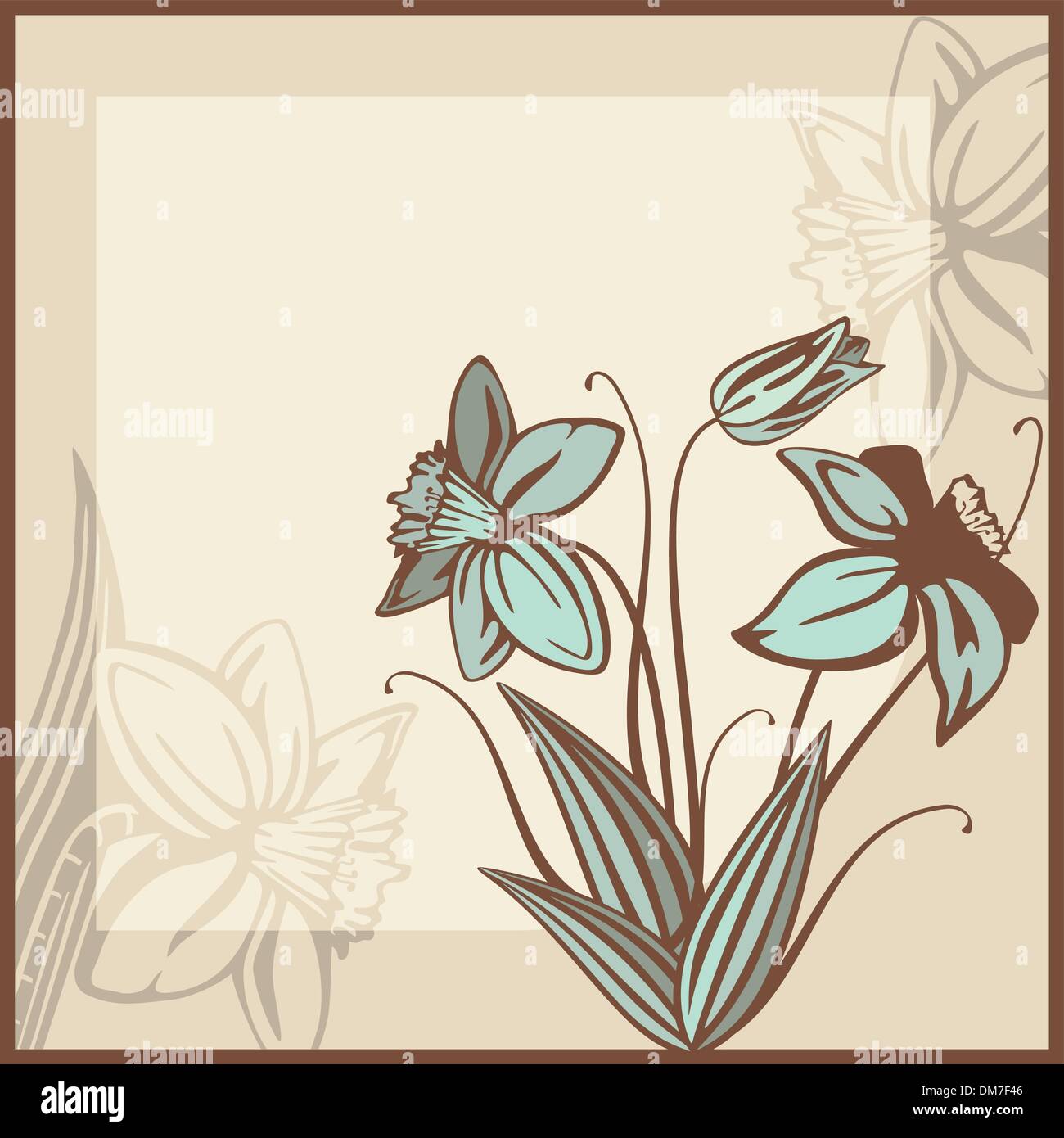 retro card illustration Stock Vector Image & Art - Alamy