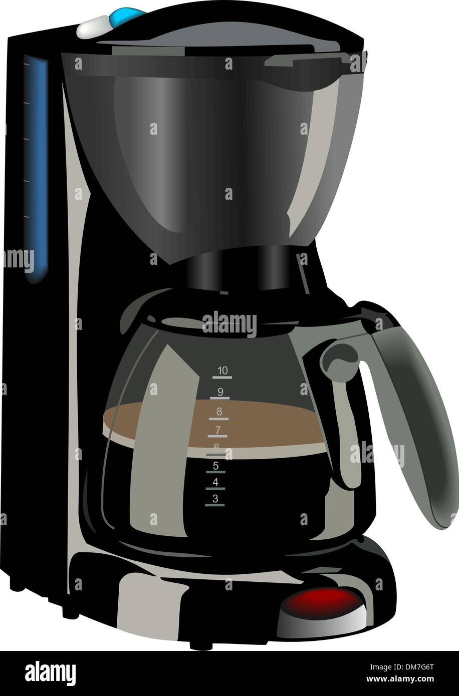 Black coffee maker pot Stock Vector Images - Alamy