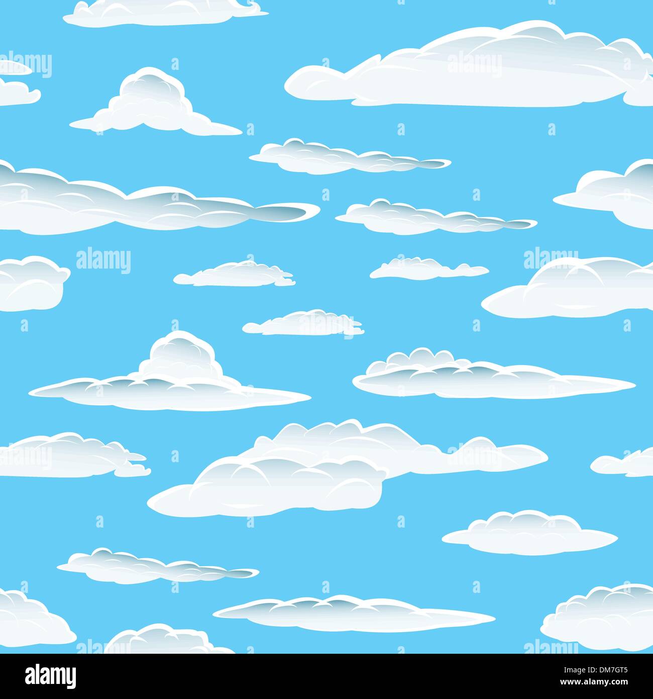 seamless cloud background Stock Vector Image & Art - Alamy