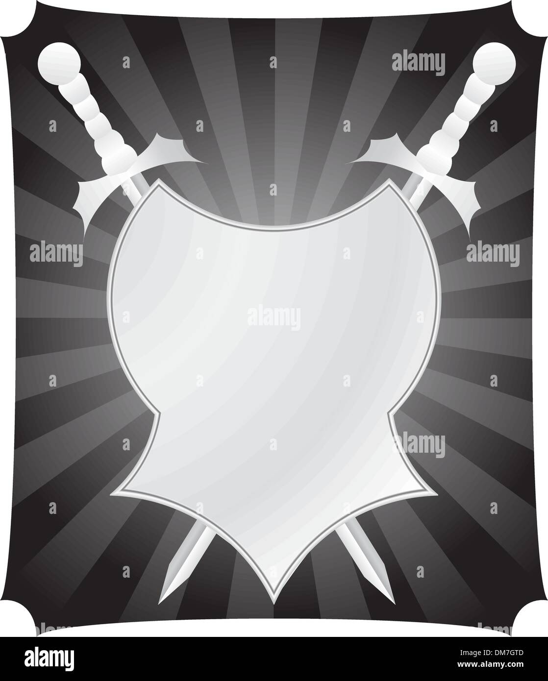 shield and swords Stock Vector Image & Art - Alamy