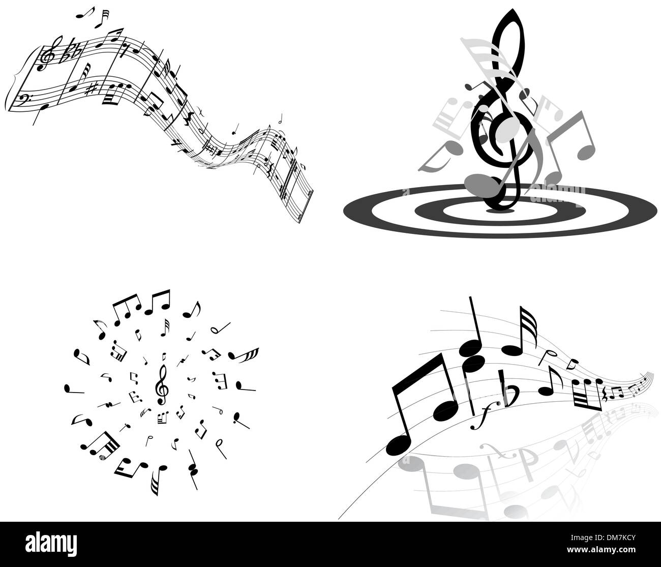 set of notes stuff Stock Vector Image & Art - Alamy