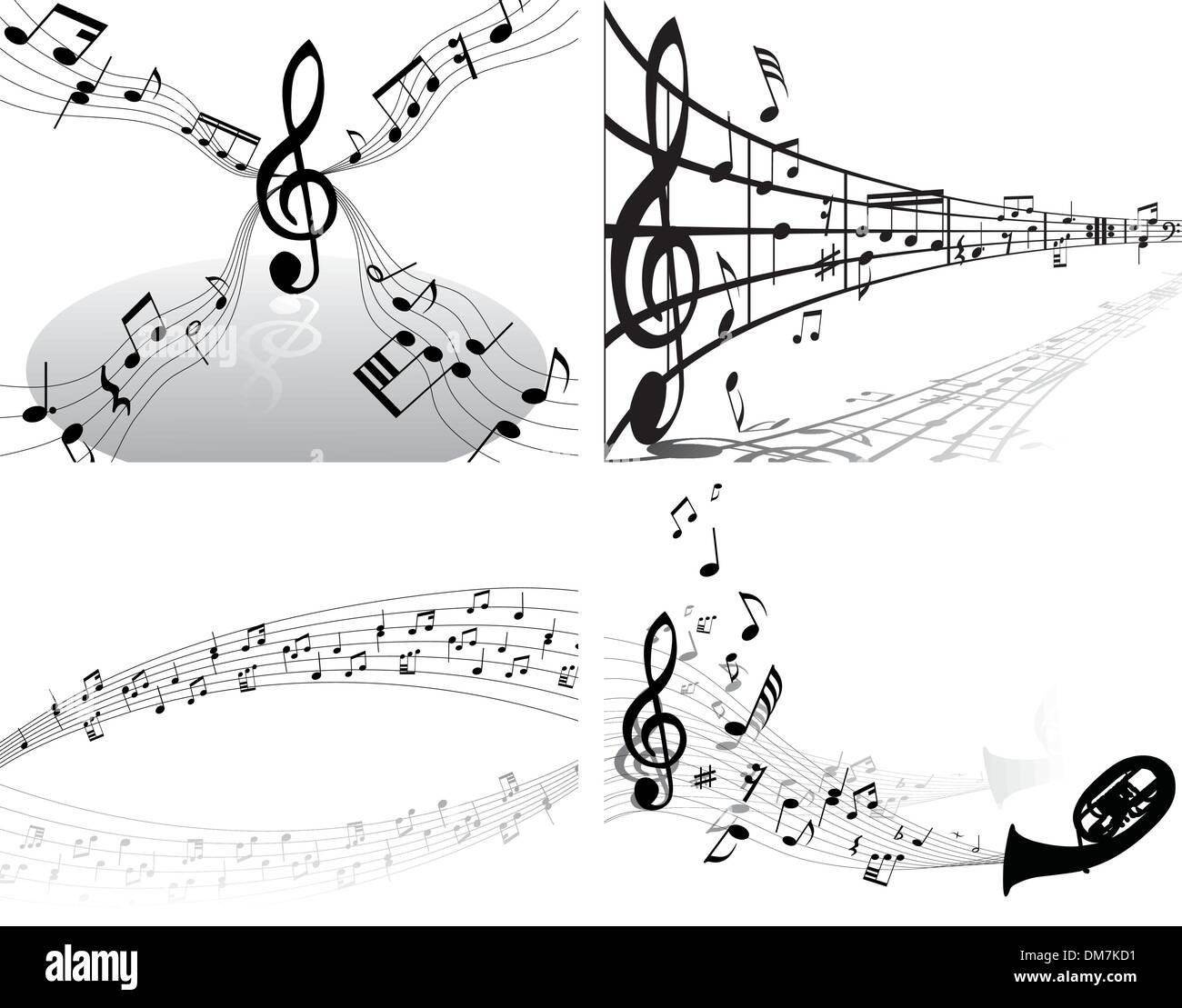 set of notes stuff Stock Vector Image & Art - Alamy