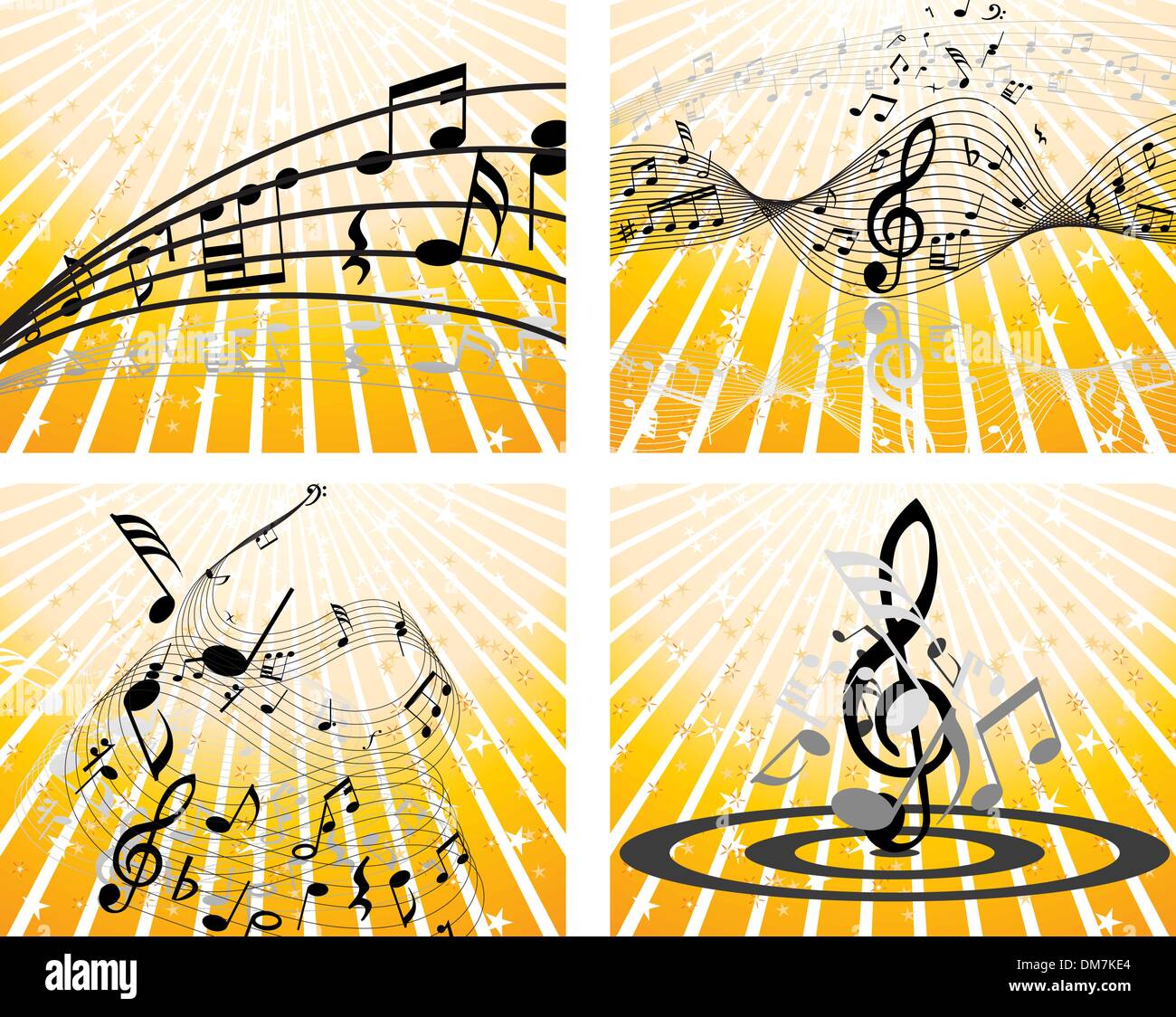 set of notes stuff Stock Vector Image & Art - Alamy