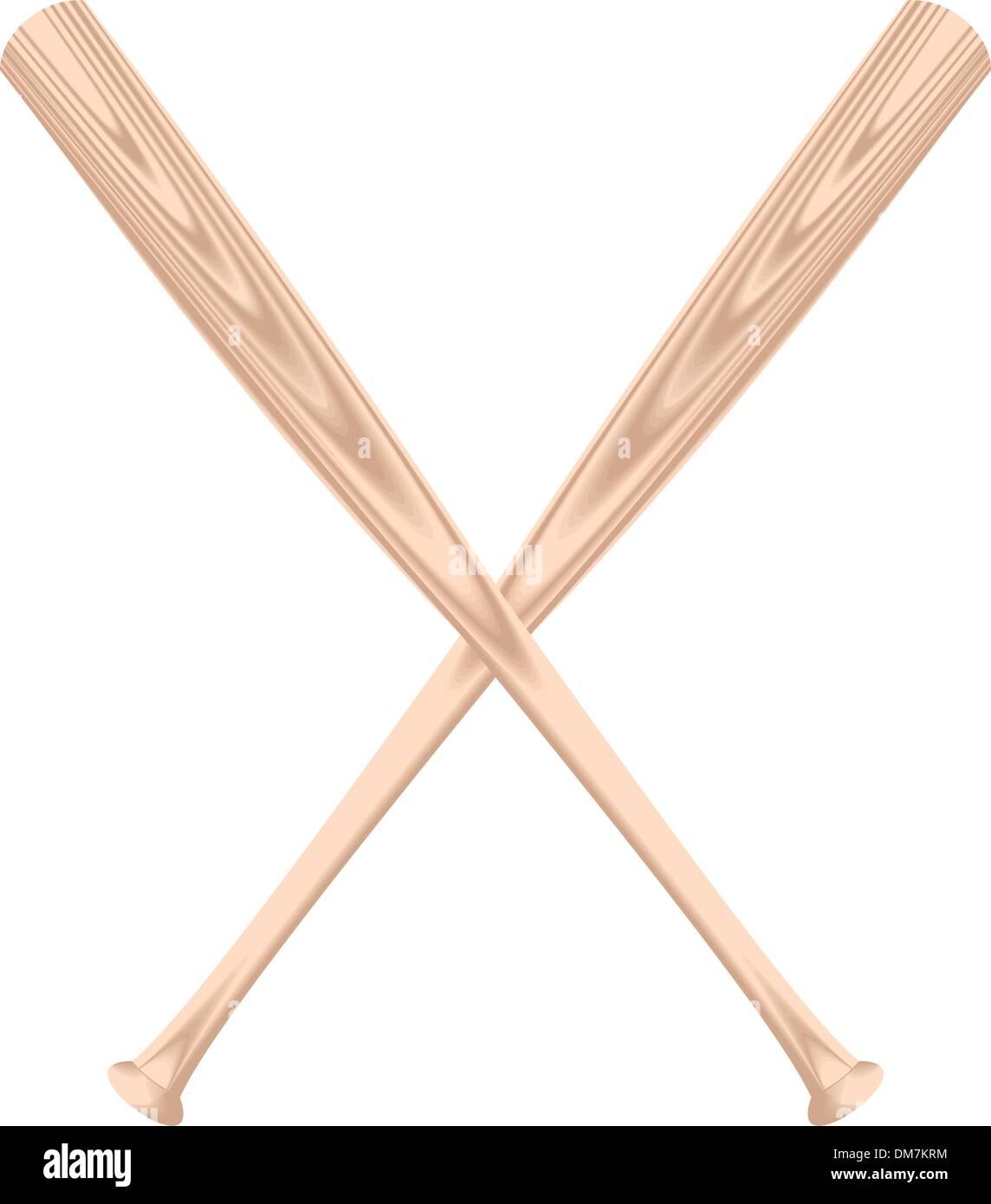 Realistic illustration of two baseball bat Stock Vector Image & Art - Alamy