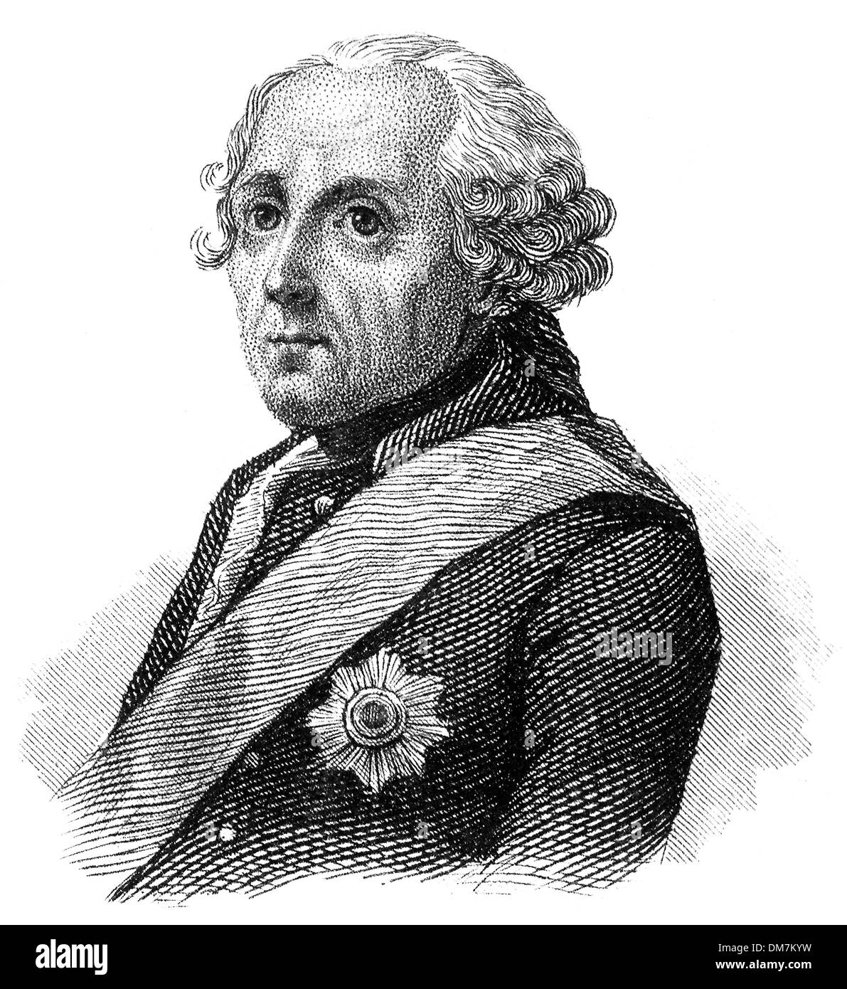 Frederick ii the great portrait Cut Out Stock Images & Pictures - Alamy