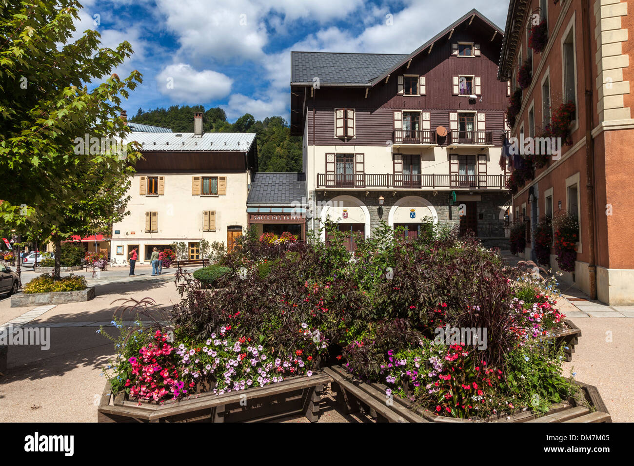 The village of Beaufort, Savoie, France Stock Photo - Alamy