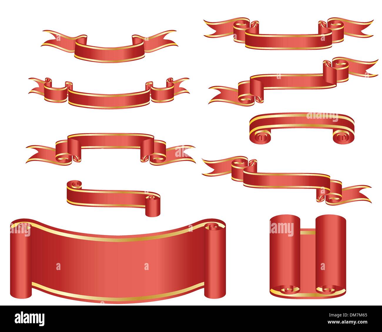 White scrolls Stock Vector Images - Alamy