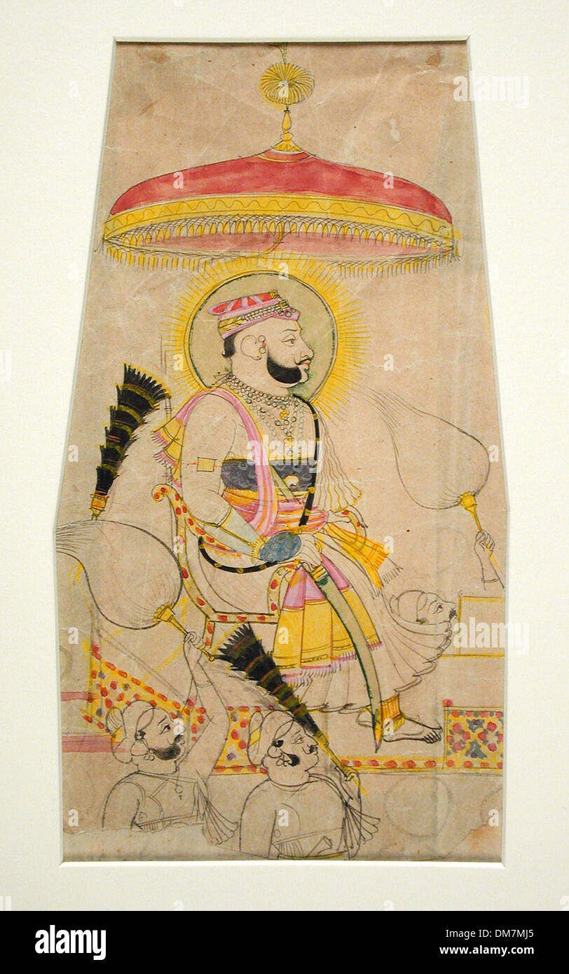 This portrait of Maharao Ram Singh, ruler of the princely state of ...