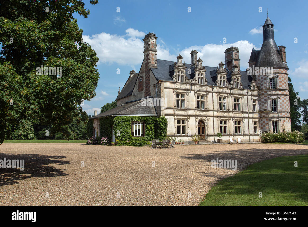 PRIORY OF BOUCHE D'AIGRE, 12TH CENTURY BUILDING TRANSFORMED IN THE 16TH ...