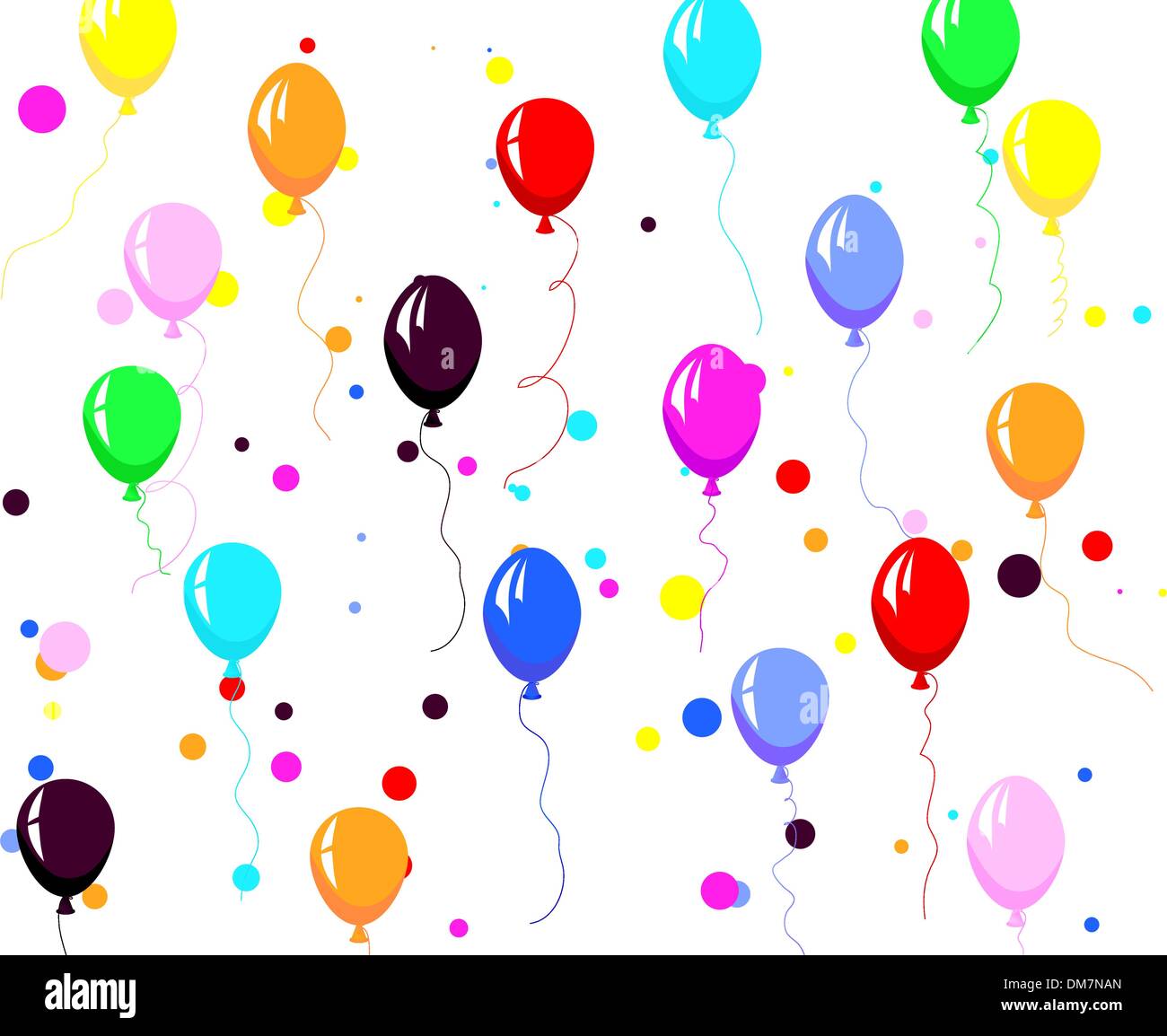 Colour balloon illustration Stock Vector Images - Alamy