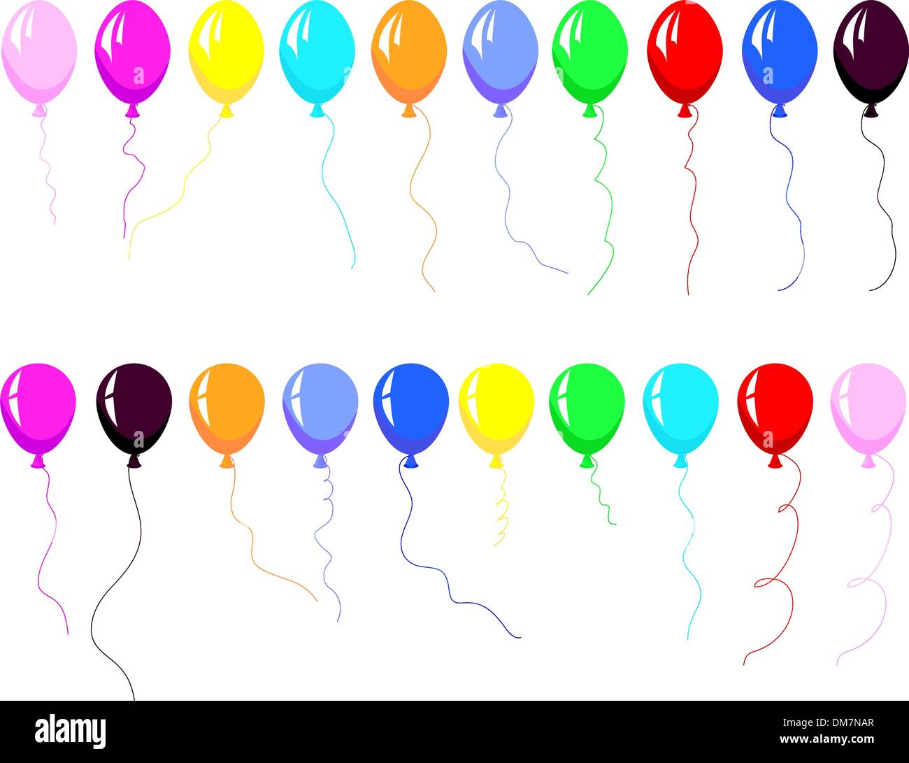 Balloon colour Stock Vector Images - Alamy