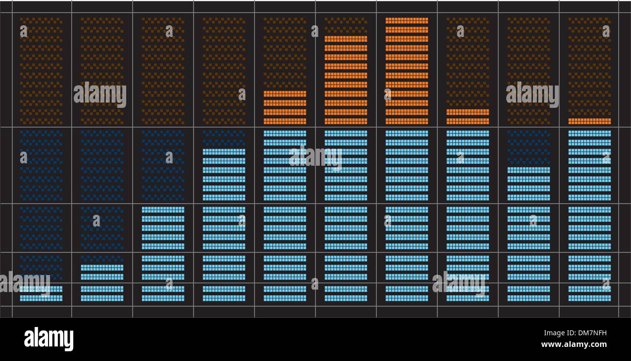 Indicator of musical equalizer Stock Vector Image & Art - Alamy