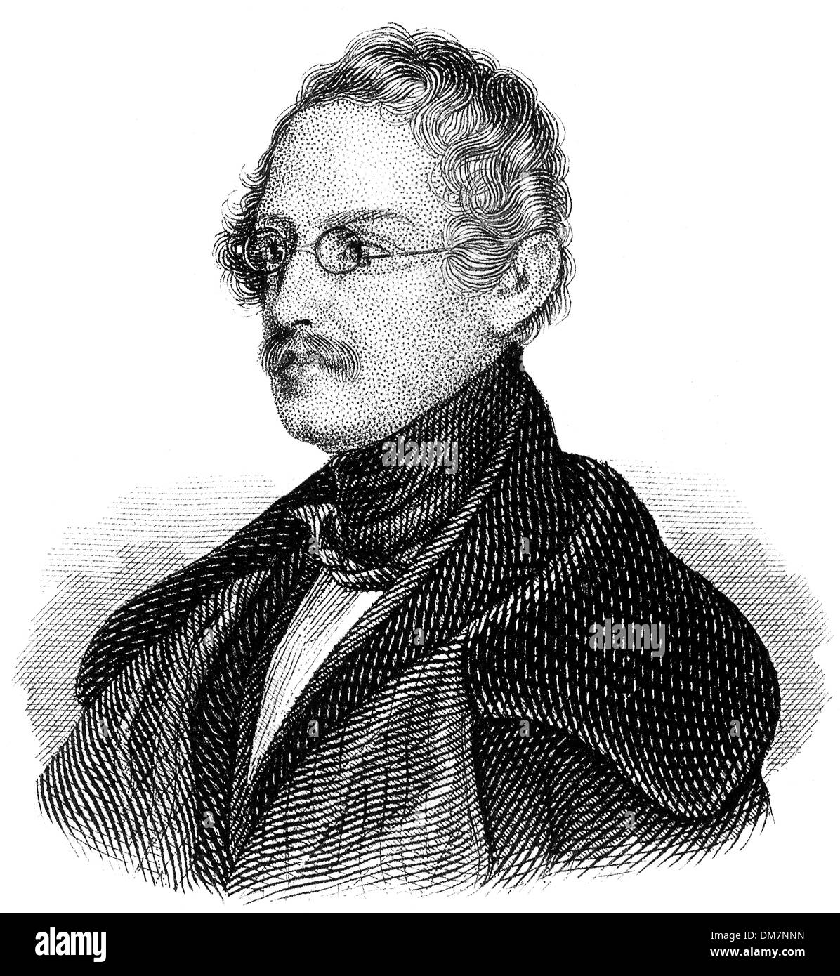 Anton Alexander Graf von Auersperg or Anastasius Gruen, 1806 - 1876, an ...