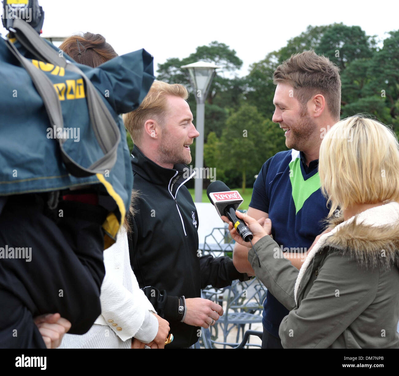 Ronan Keating with Brian McFadden 13th Marie Keating Foundation ...
