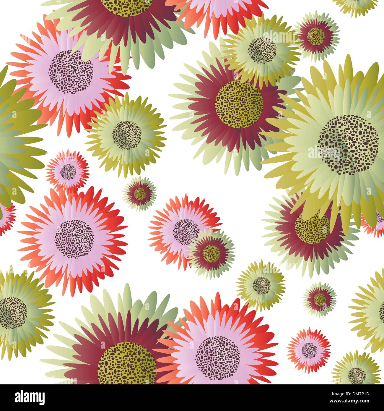 seamless flower background Stock Vector Image & Art - Alamy