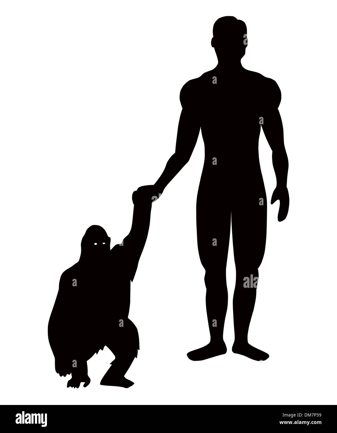 Evolution of man Stock Vector Images - Alamy