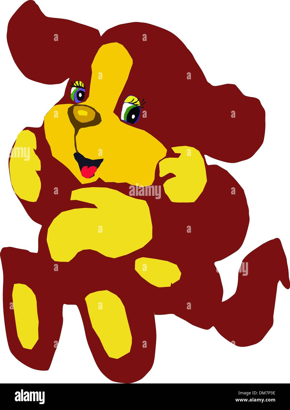 Fluffy toys Stock Vector Images - Alamy