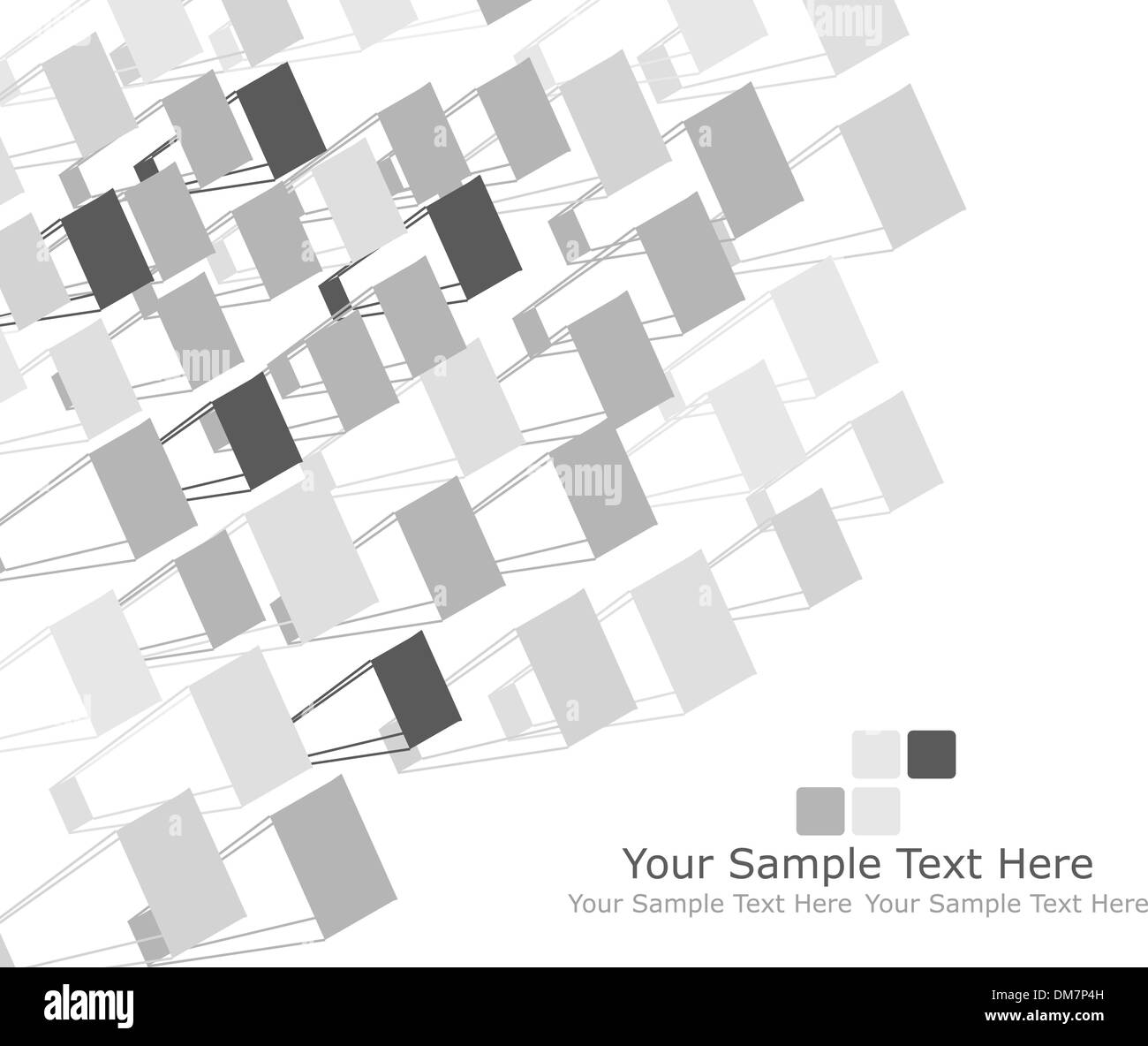Vector 3d grid pattern check Black and White Stock Photos & Images - Alamy