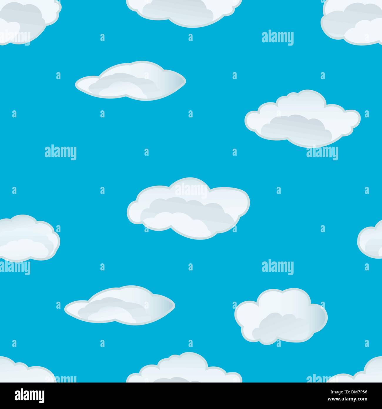 White easy clouds Stock Vector Images - Alamy