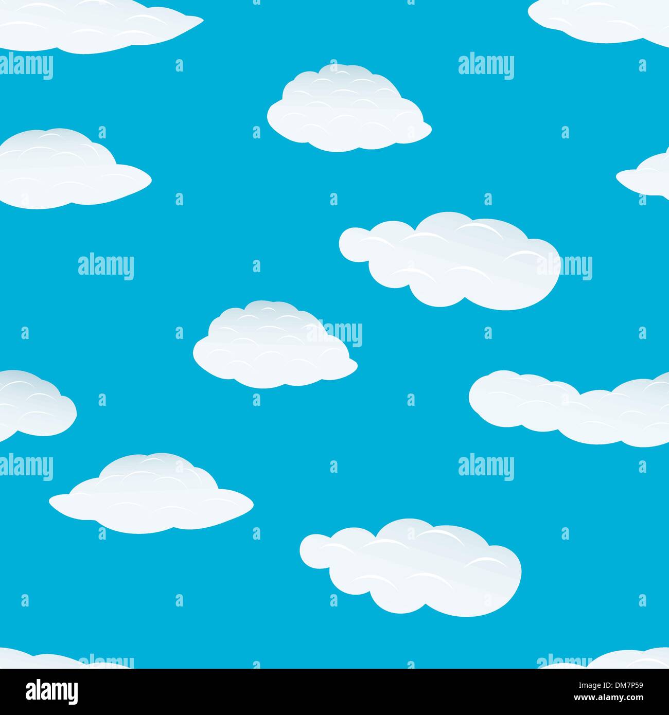 White easy clouds Stock Vector Images - Alamy