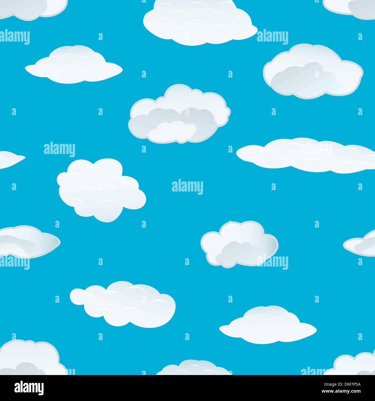 White easy clouds Stock Vector Images - Alamy