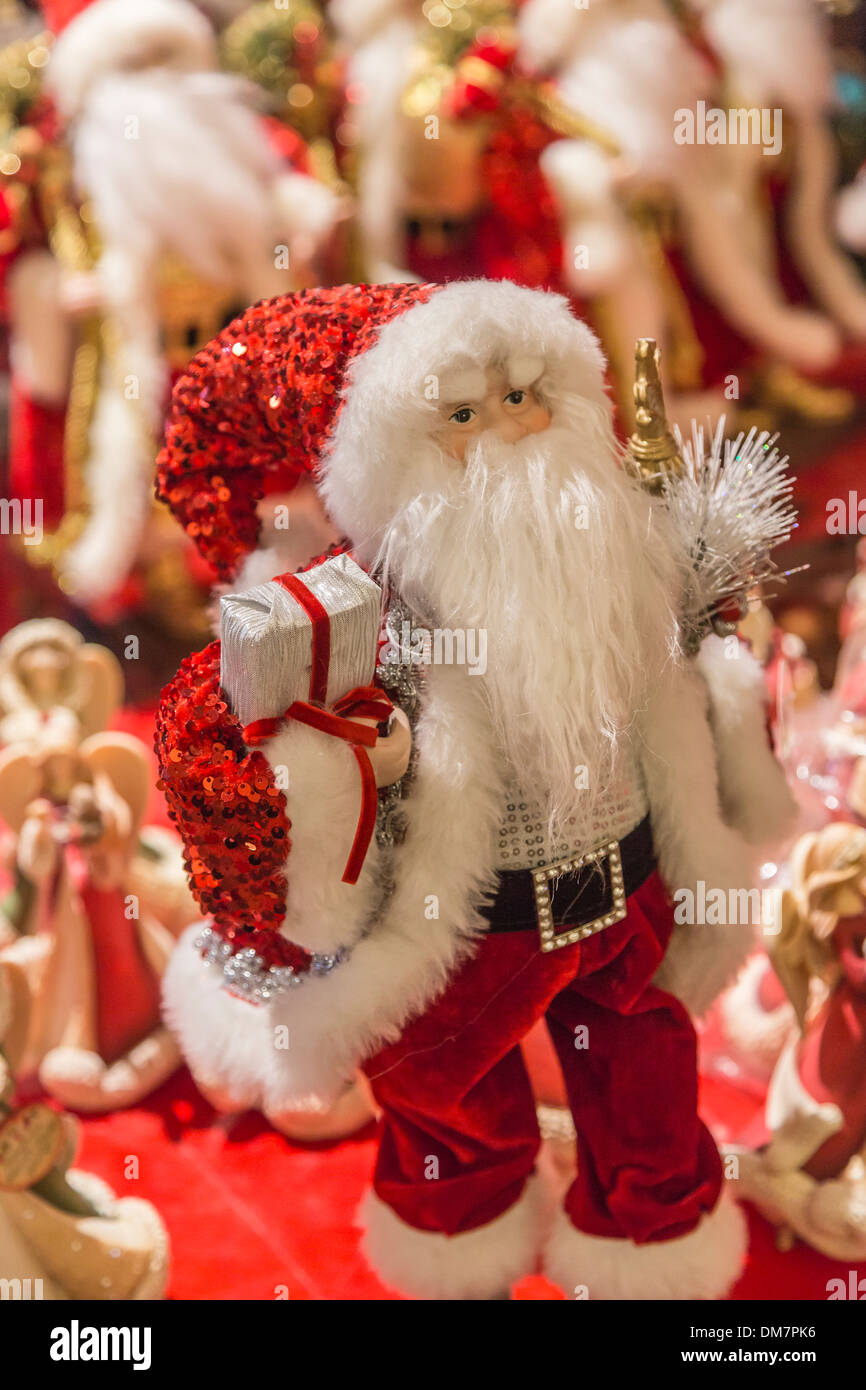 Father Christmas (Santa Claus) figure with traditional red costume and ...