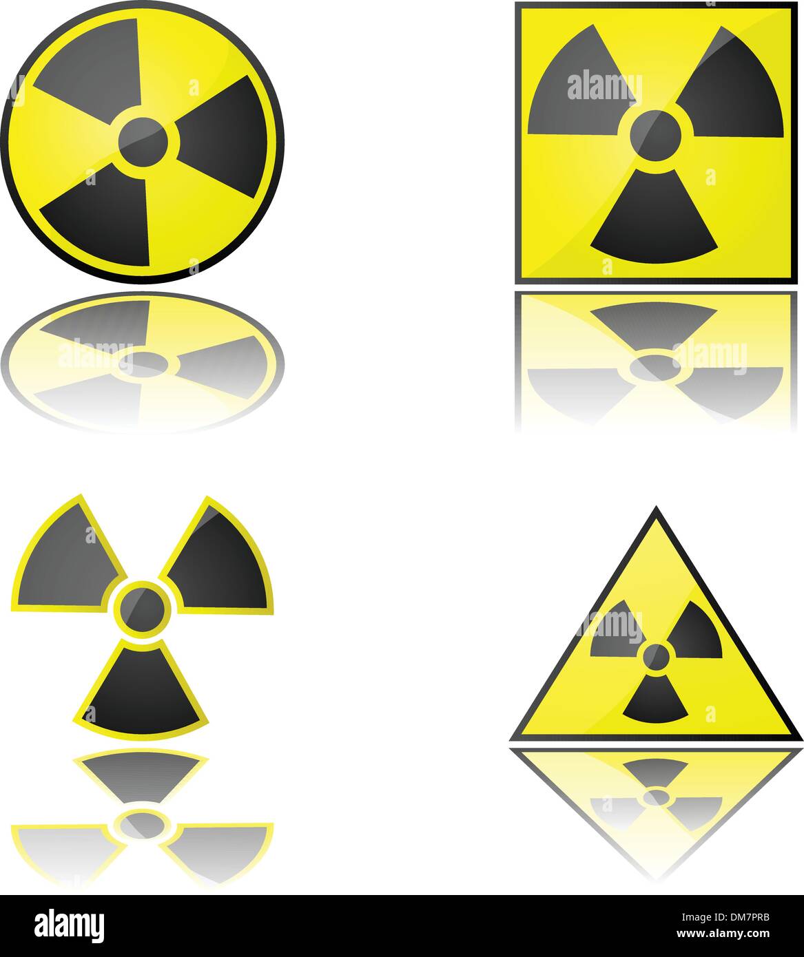 Radioactivity warning sign Stock Vector Images - Alamy