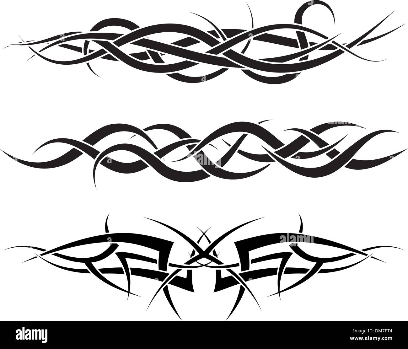Colored Tribal Tattoos For Women