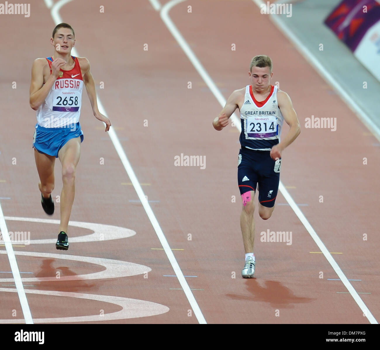 Jordan Howe of Great Britain London 2012 Paralympic Games - Men's 100m ...