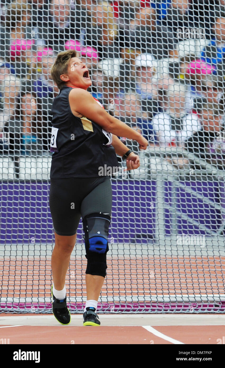 Sienna Christen (GER) London 2012 Paralympic Games - Women's discus ...