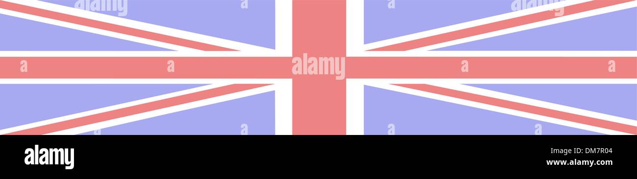 London skyline with flag - vector Stock Vector Image & Art - Alamy