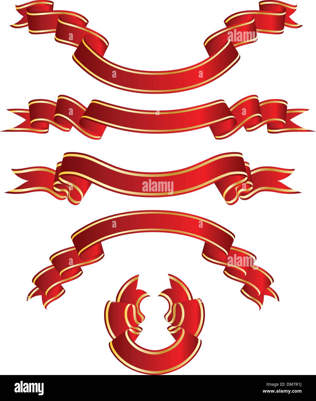 Ribbons Stock Vector Images - Alamy