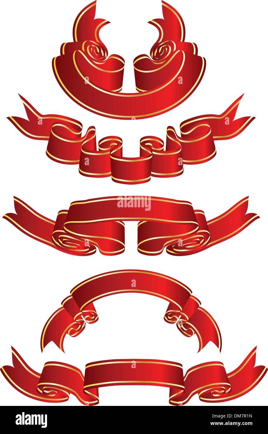 Curved up ribbon shape Cut Out Stock Images & Pictures - Alamy