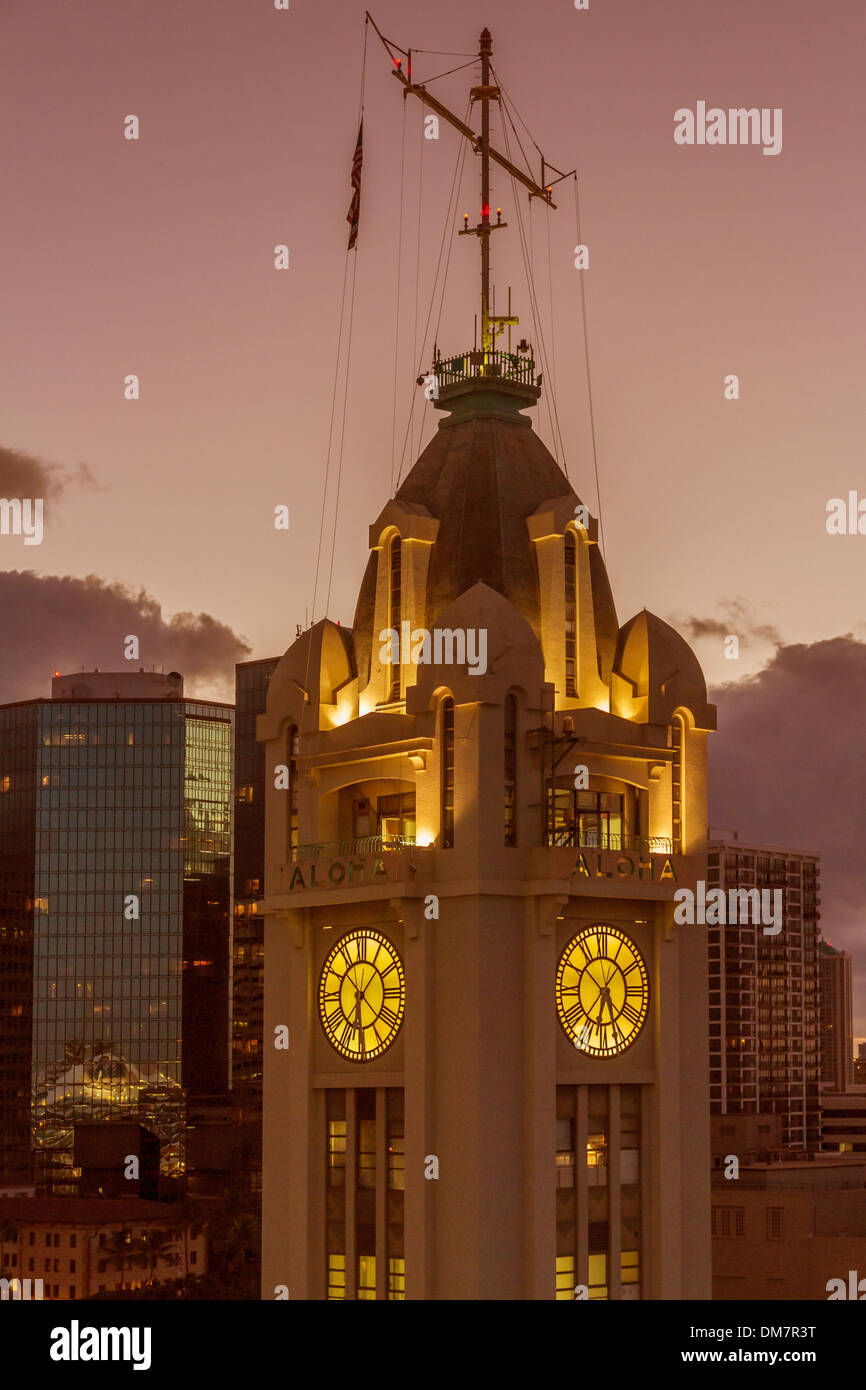 Hawaii Aloha Tower High Resolution Stock Photography and Images - Alamy