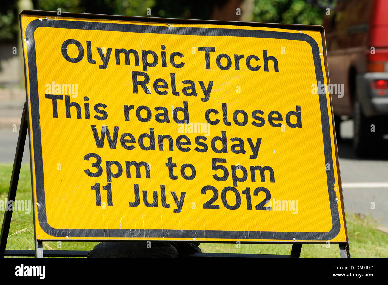 Olympic Torch Relay.Sign Stock Photo - Alamy