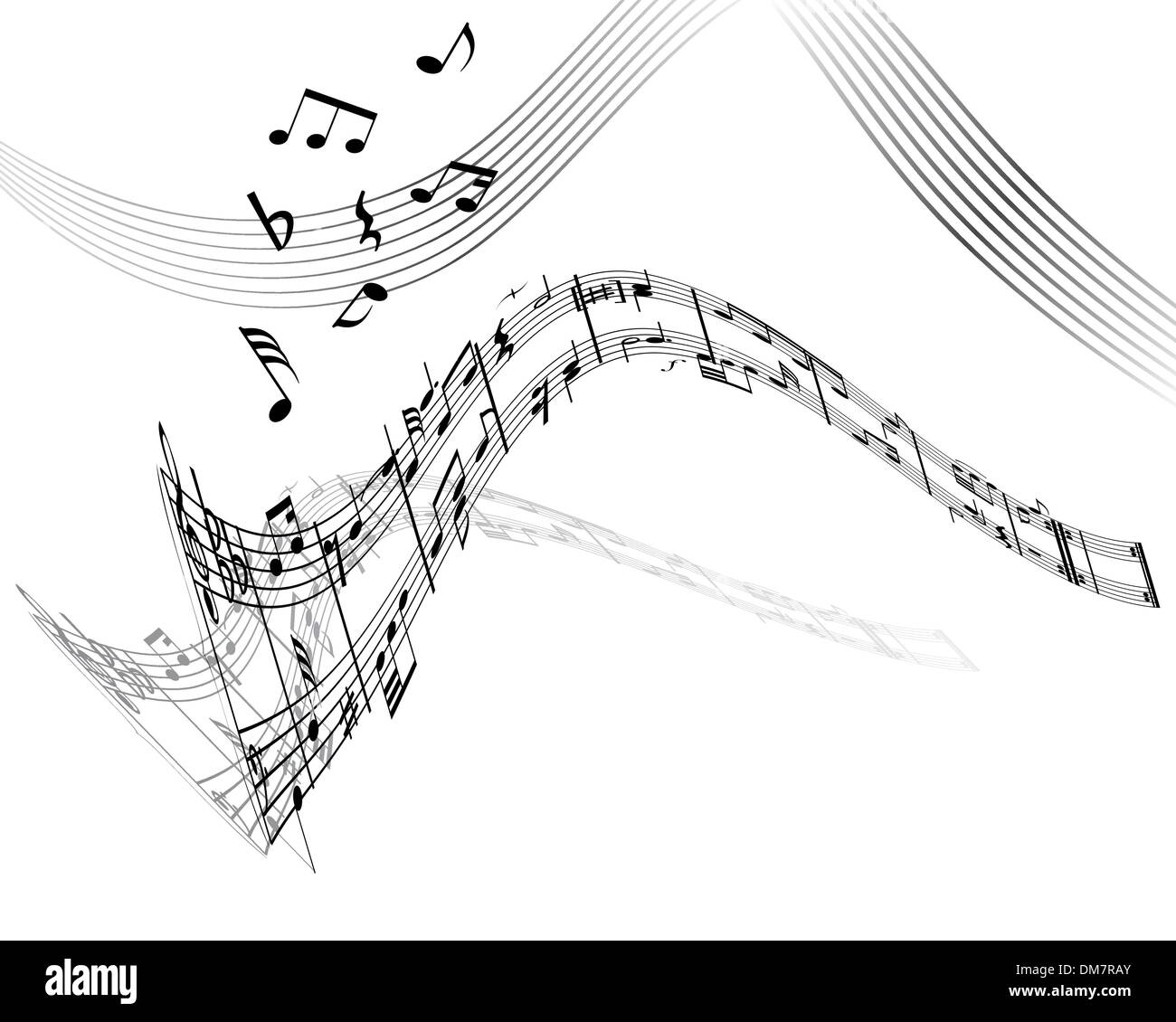 Music notes cut out hi-res stock photography and images - Alamy