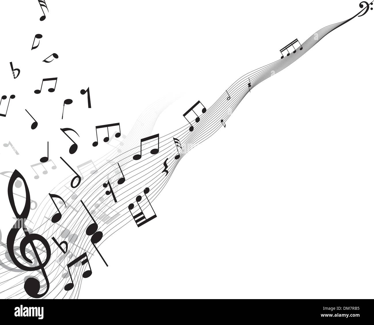 Musical notes cut out hi-res stock photography and images - Alamy