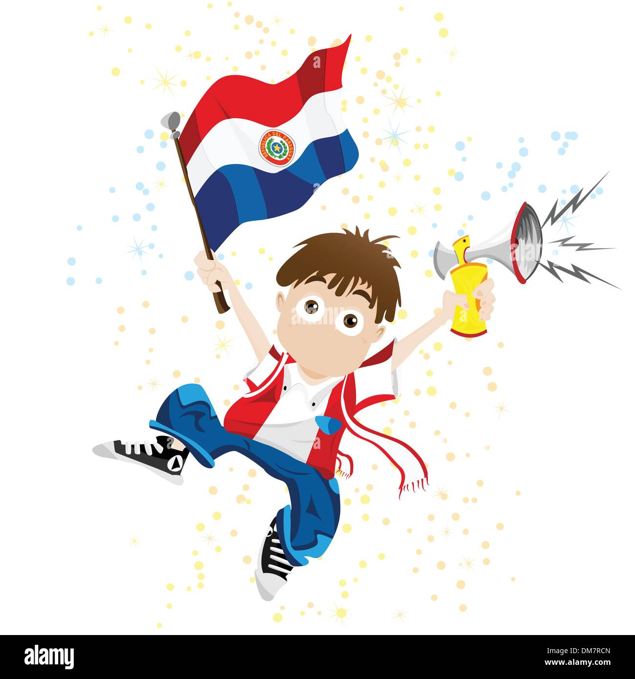 Paraguay football team Stock Vector Images - Alamy
