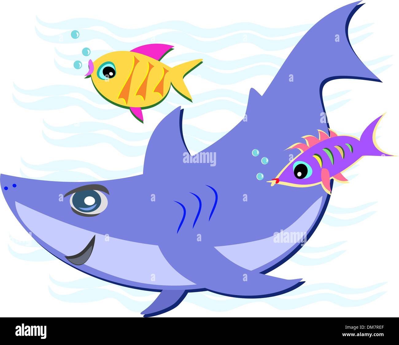 Fish are friends Stock Vector Images - Alamy