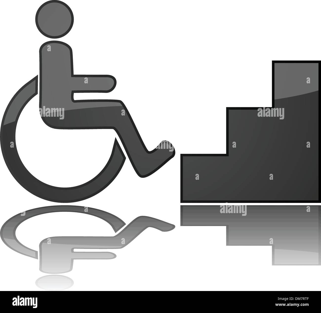 Inaccessible disabled Stock Vector Images - Alamy