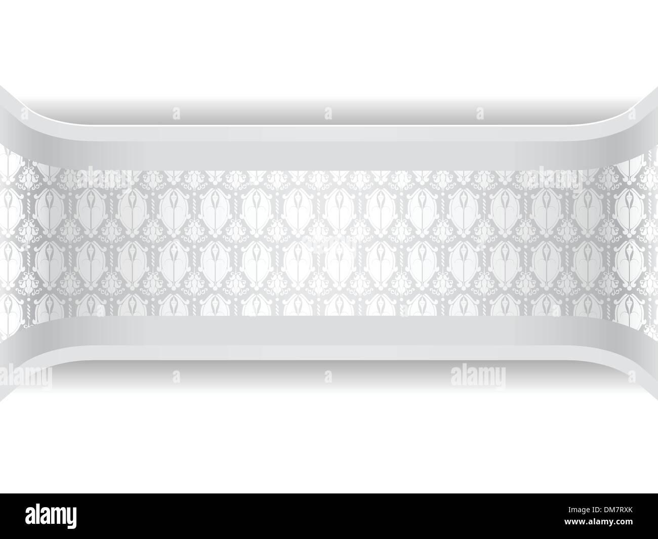 Room wall with white seamless basque wallpaper Stock Vector Image & Art ...