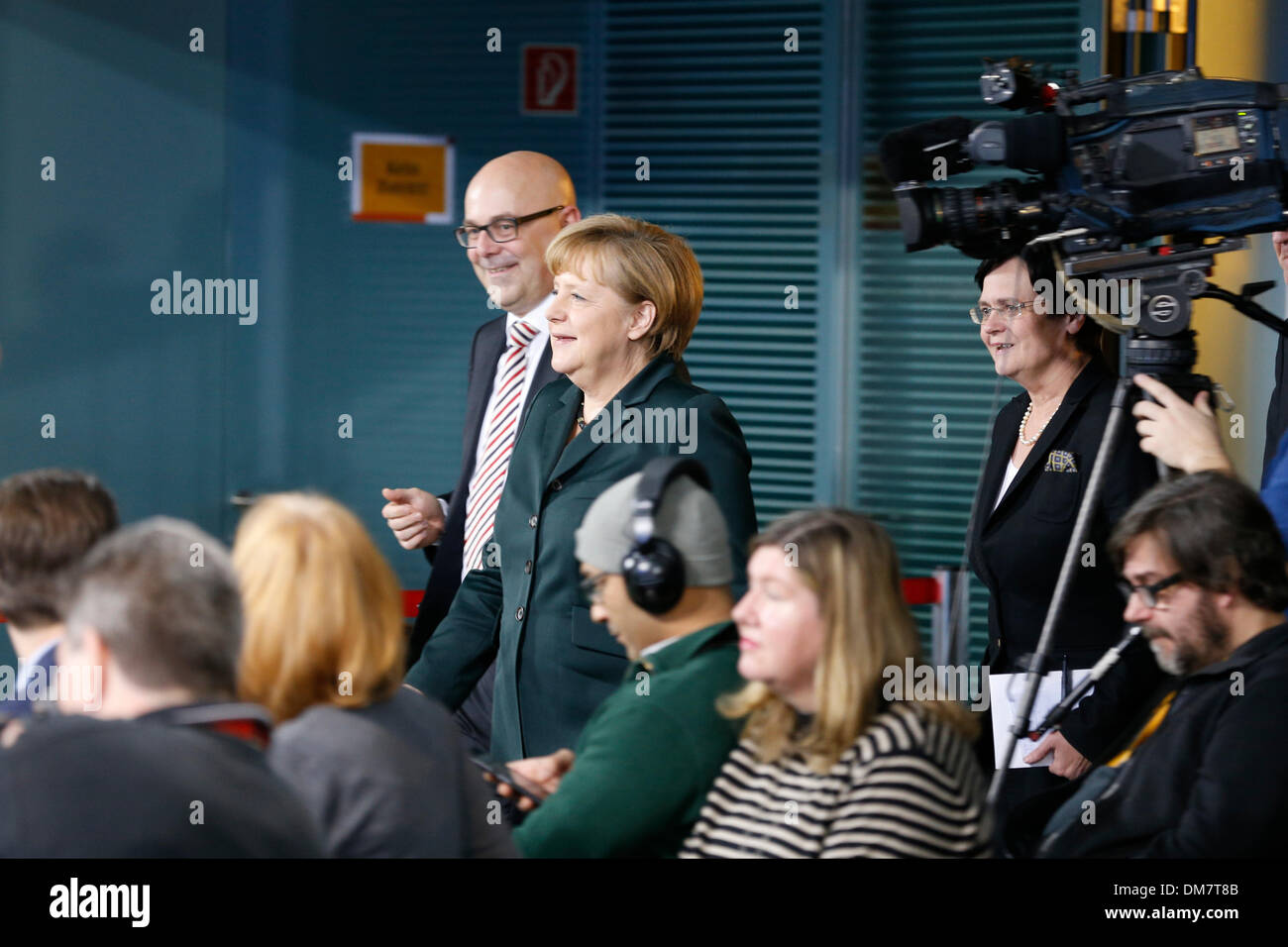 Berlin, Germany. December 12th, 2013. Joint press conference at the ...