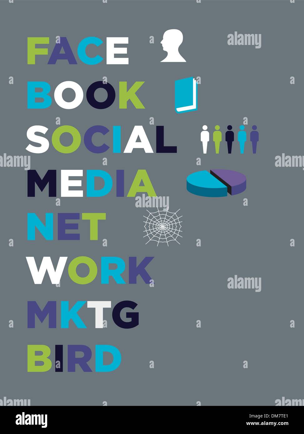 Social media chat face Stock Vector Images - Alamy