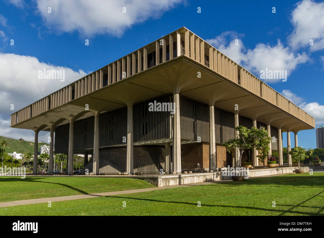 USA, Hawaii, Oahu, Honolulu, State Capitol Stock Photo - Alamy