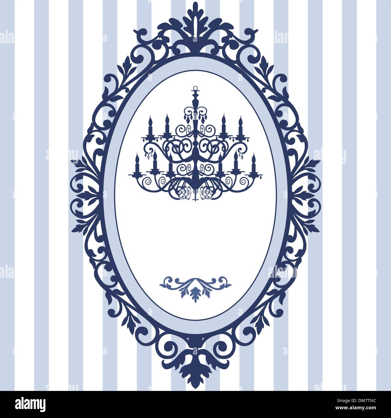 Blue chandelier Stock Vector Images - Alamy