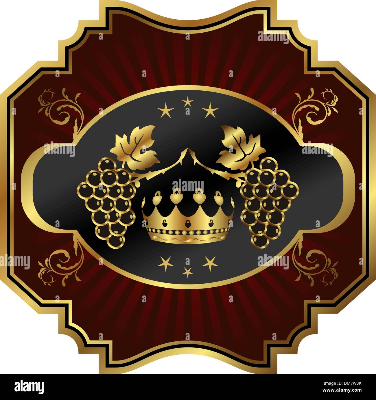 Ornamental grapevine Stock Vector Images - Alamy