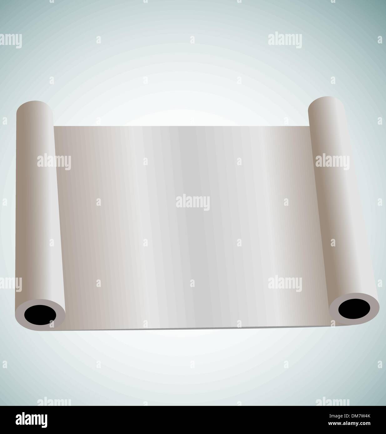 Illustration of blank paper roll for design Stock Vector Image & Art ...