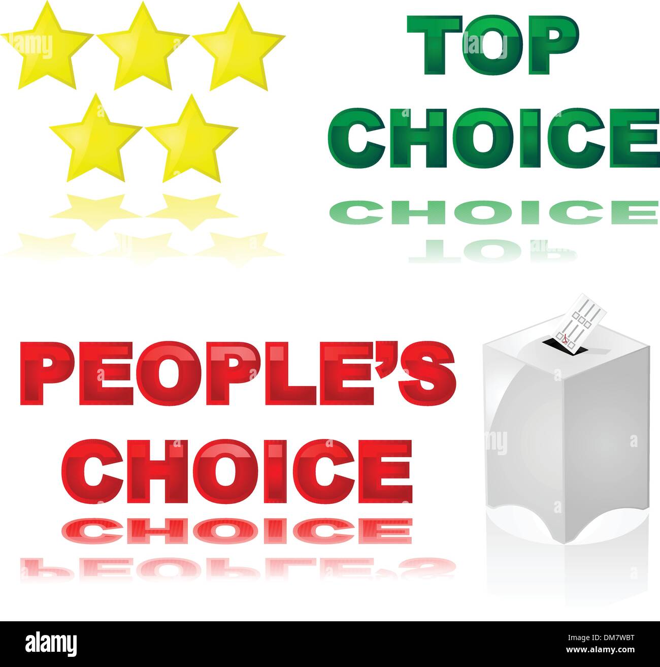 People choice selection Cut Out Stock Images & Pictures - Alamy